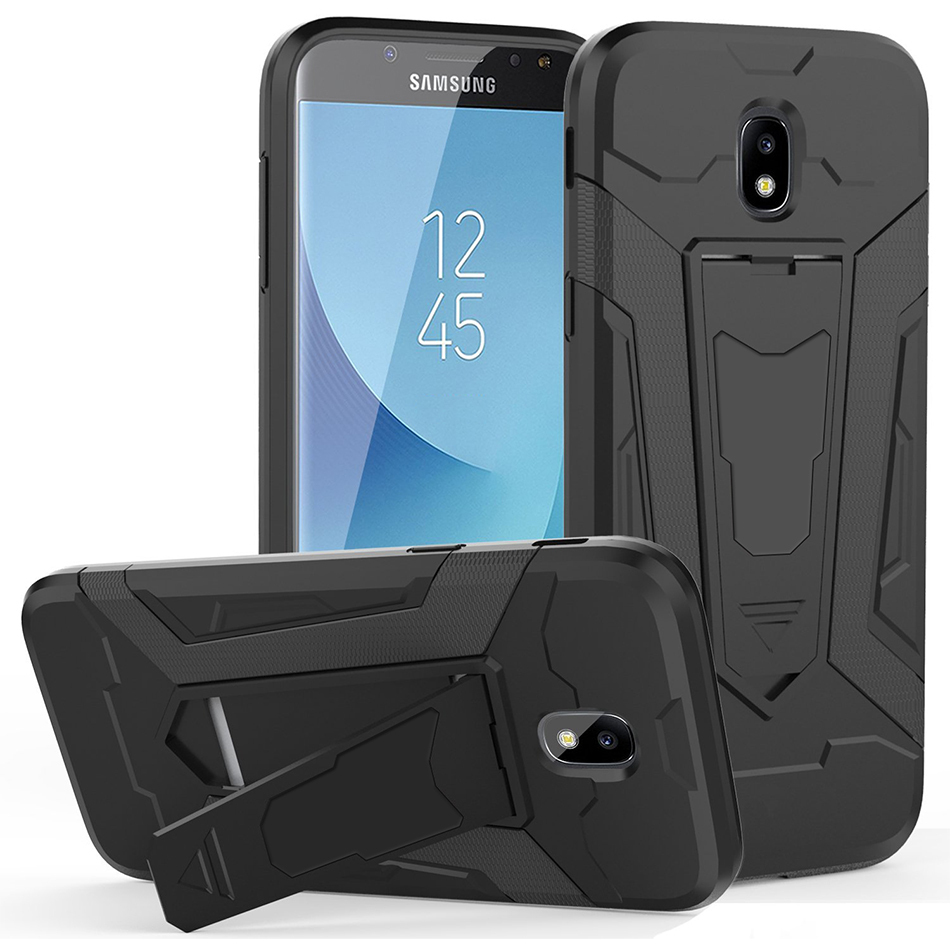 Slim Guard Shockproof Case for Samsung Galaxy J7 Pro (Black)